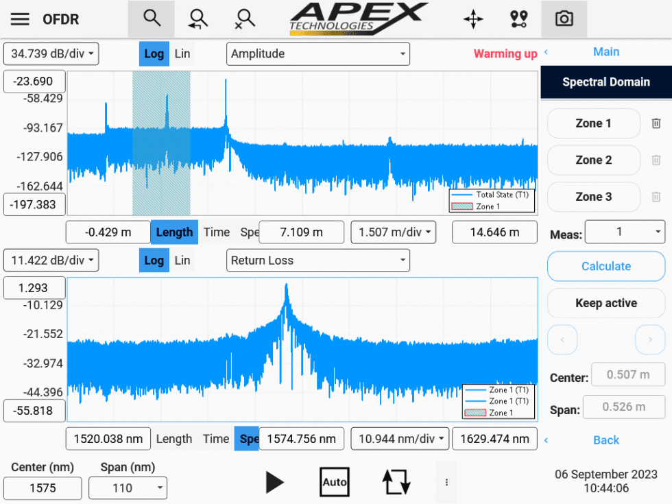Optical Frequency Domain Reflectometer - APEX Technologies